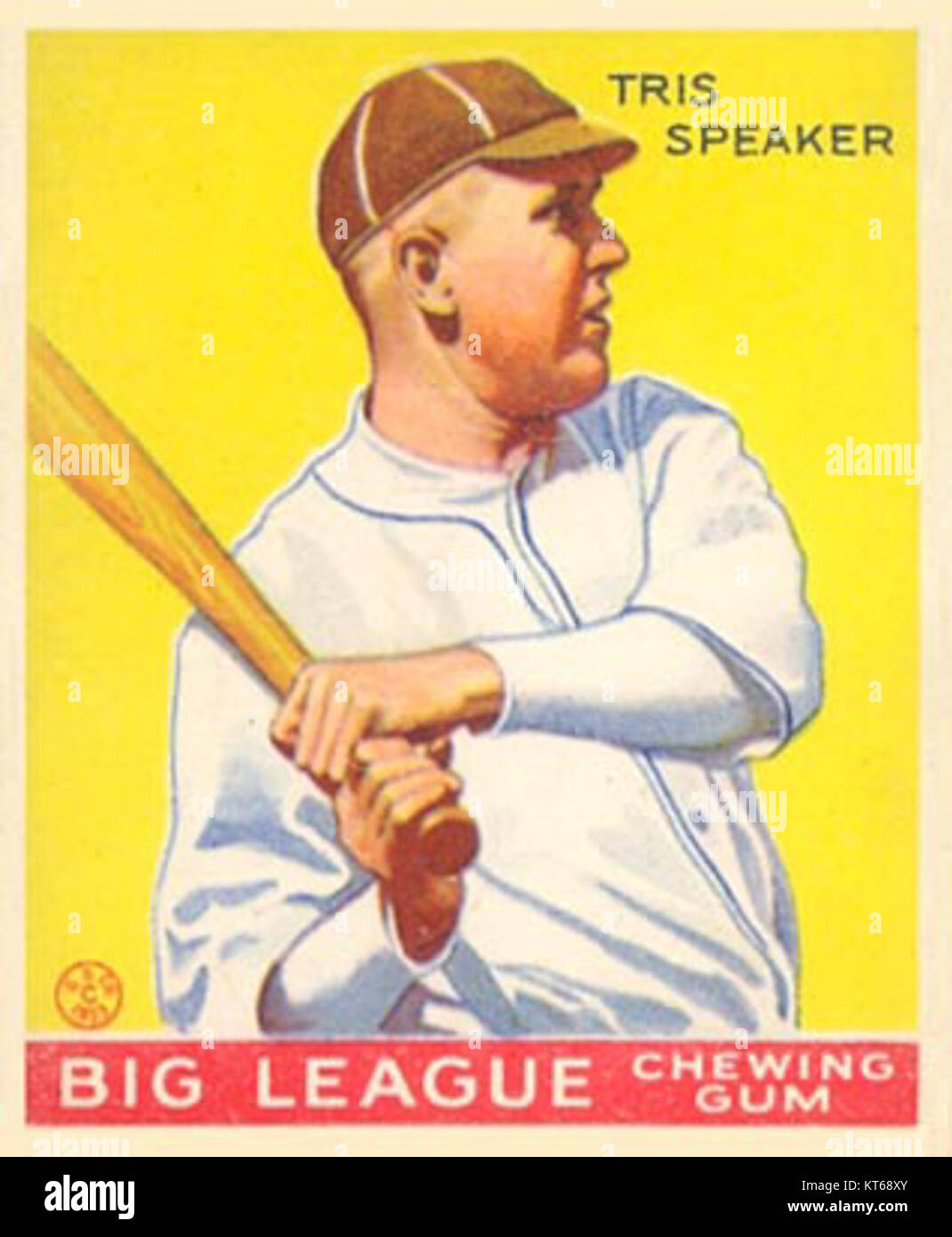 The Tris Speaker Goudey card is part of the 1933 Goudey baseball card ...