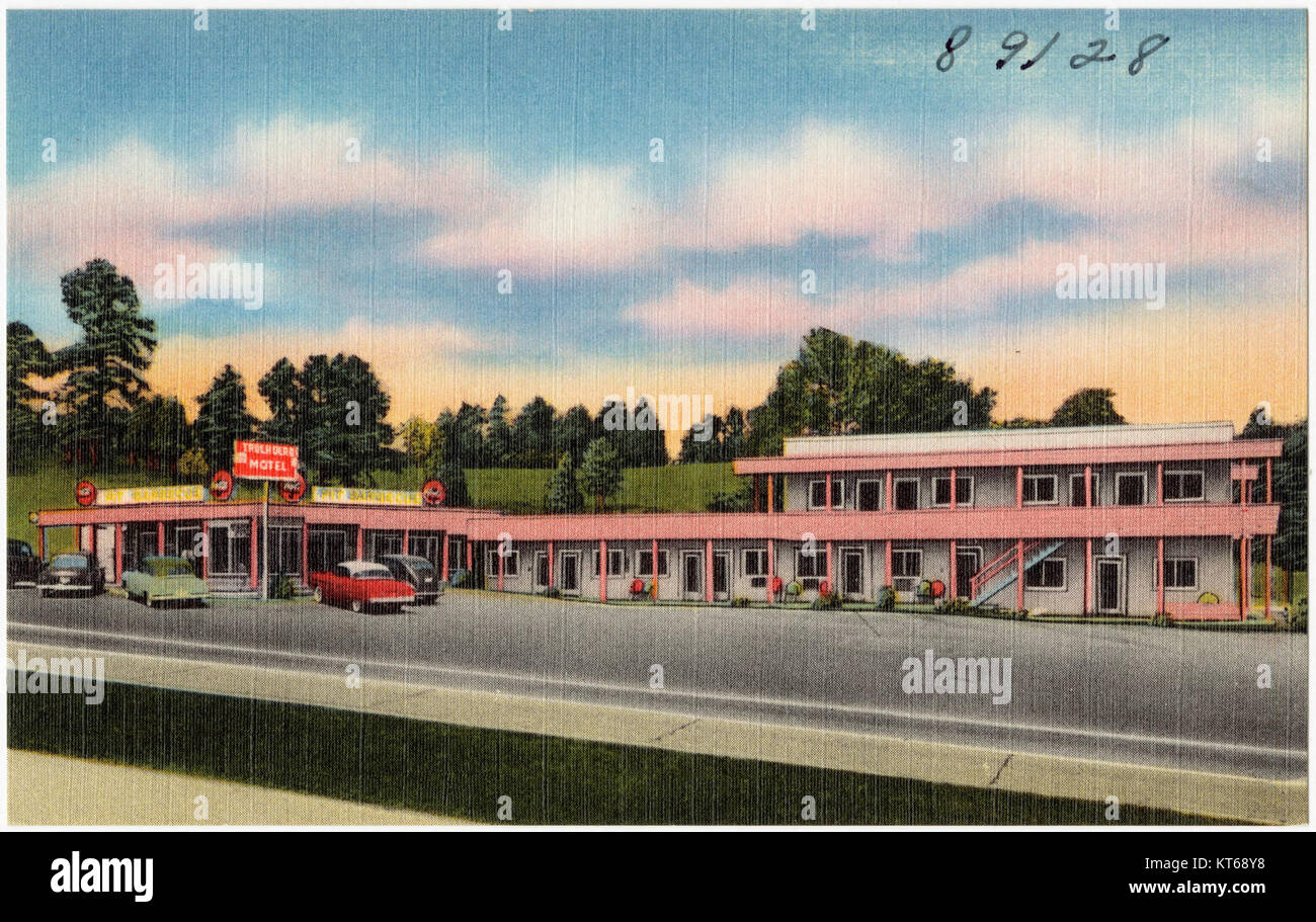 1950s retro motel hi-res stock photography and images - Alamy