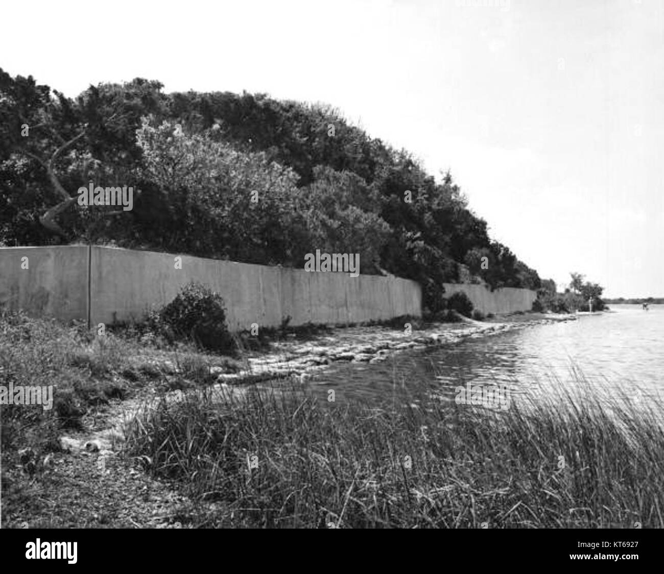 This 1970 photograph captures the Turtle Mound archaeological site in ...