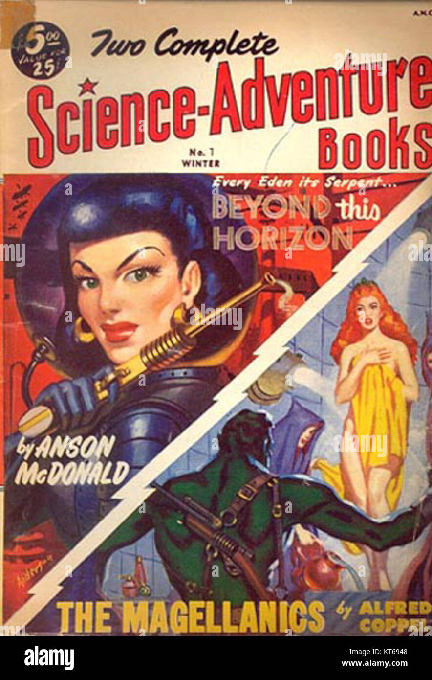 Two complete science adventure books hi-res stock photography and ...