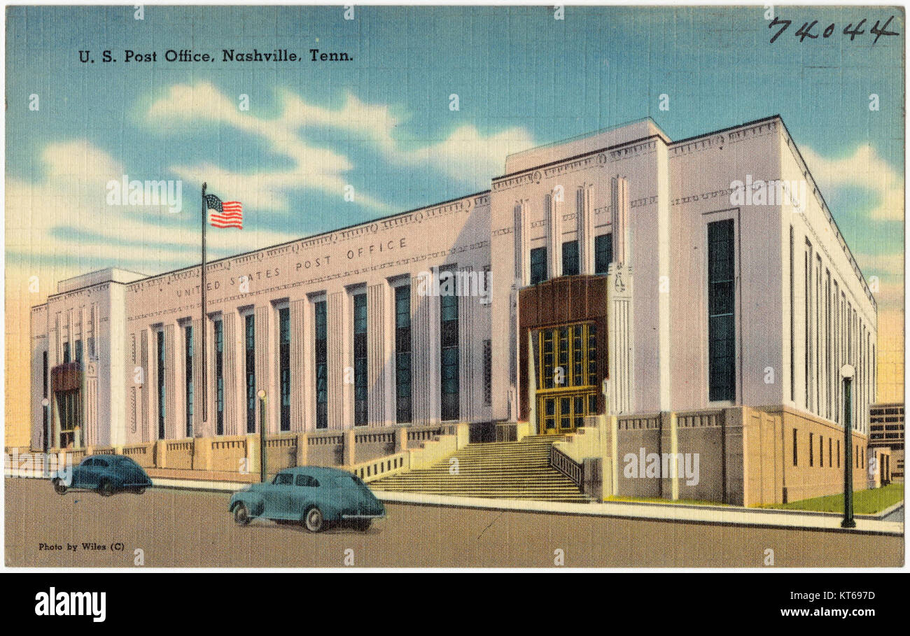 The U.S. Post Office in Nashville, Tennessee, is a notable ...