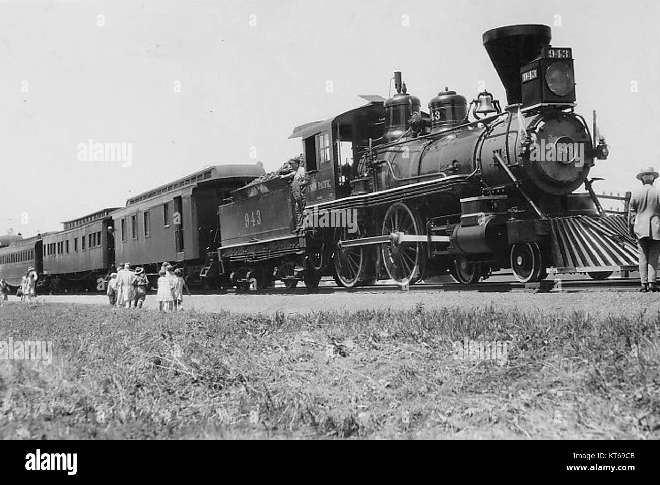Union Pacific's 4-4-0 locomotive #943 is a historic steam locomotive ...