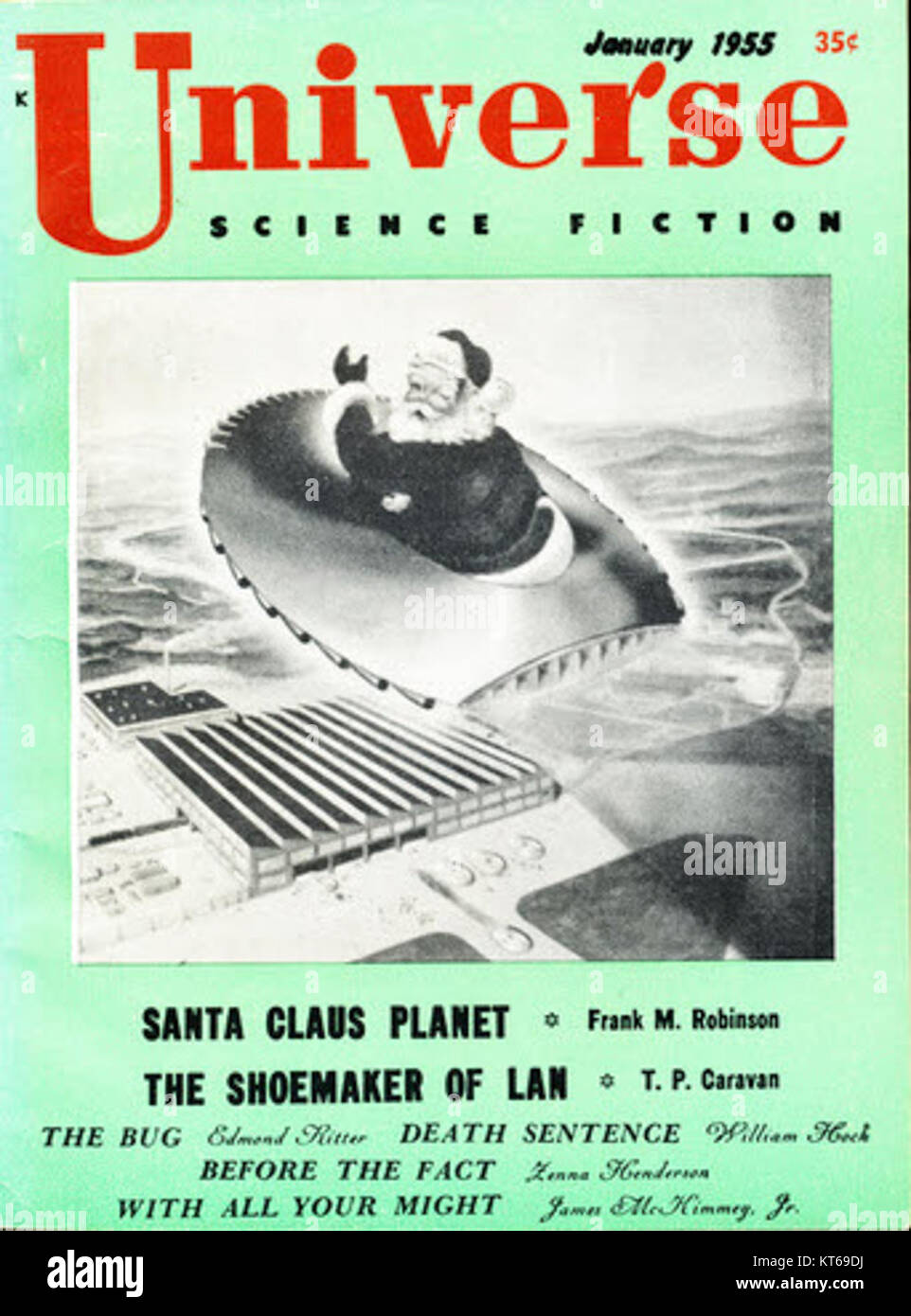The 1955 issue of *Universe Science Fiction*, a magazine dedicated to ...