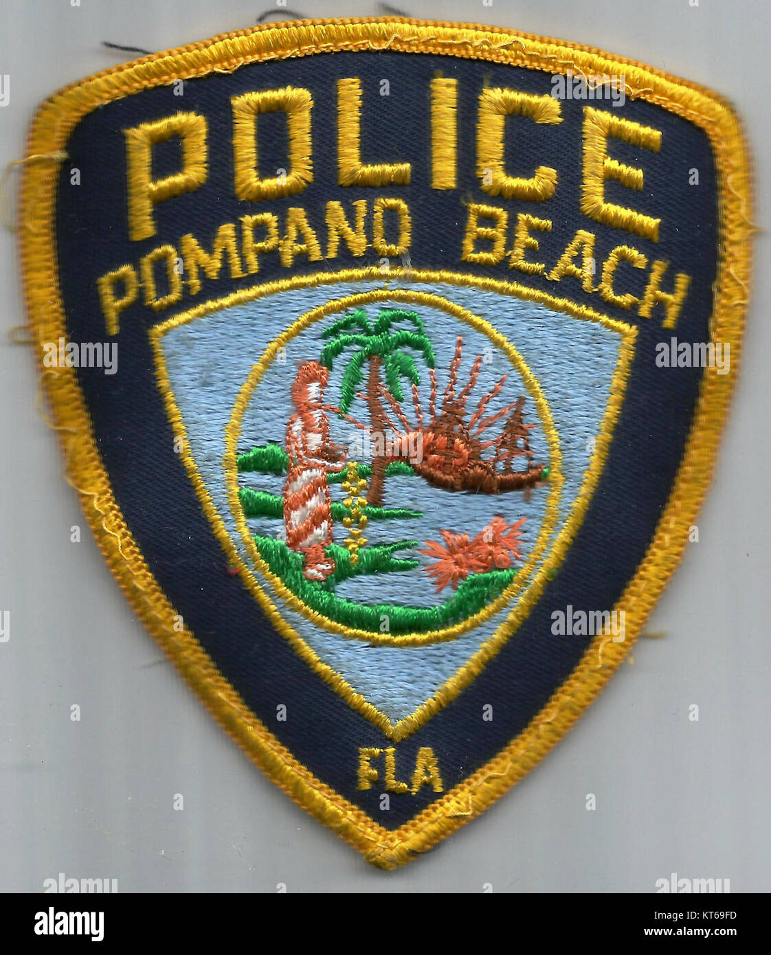 A photograph of Pompano Beach police officers in Florida, showcasing ...