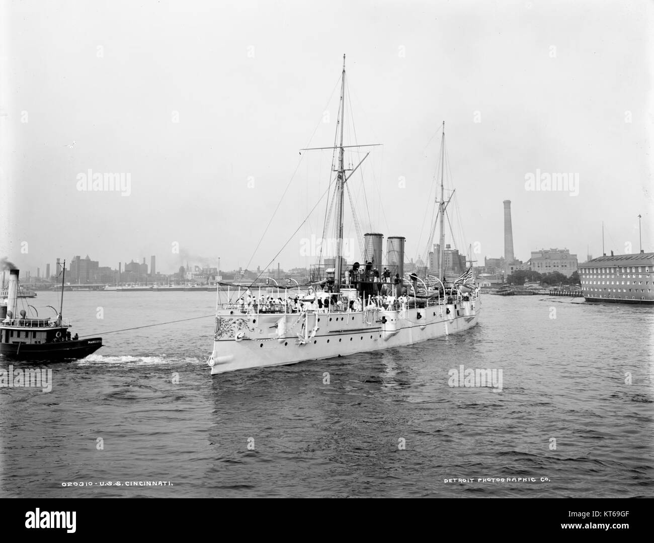 The USS Cincinnati, a notable U.S. Navy vessel, with reference to its ...