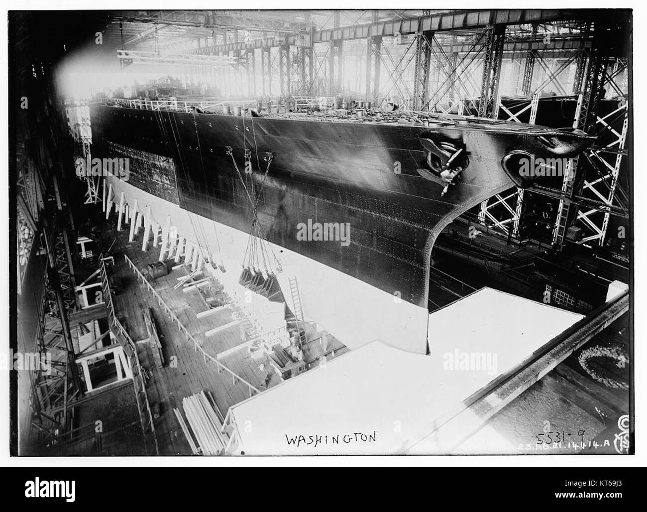 USS Washington LOC ggbain 32936 Stock Photo - Alamy