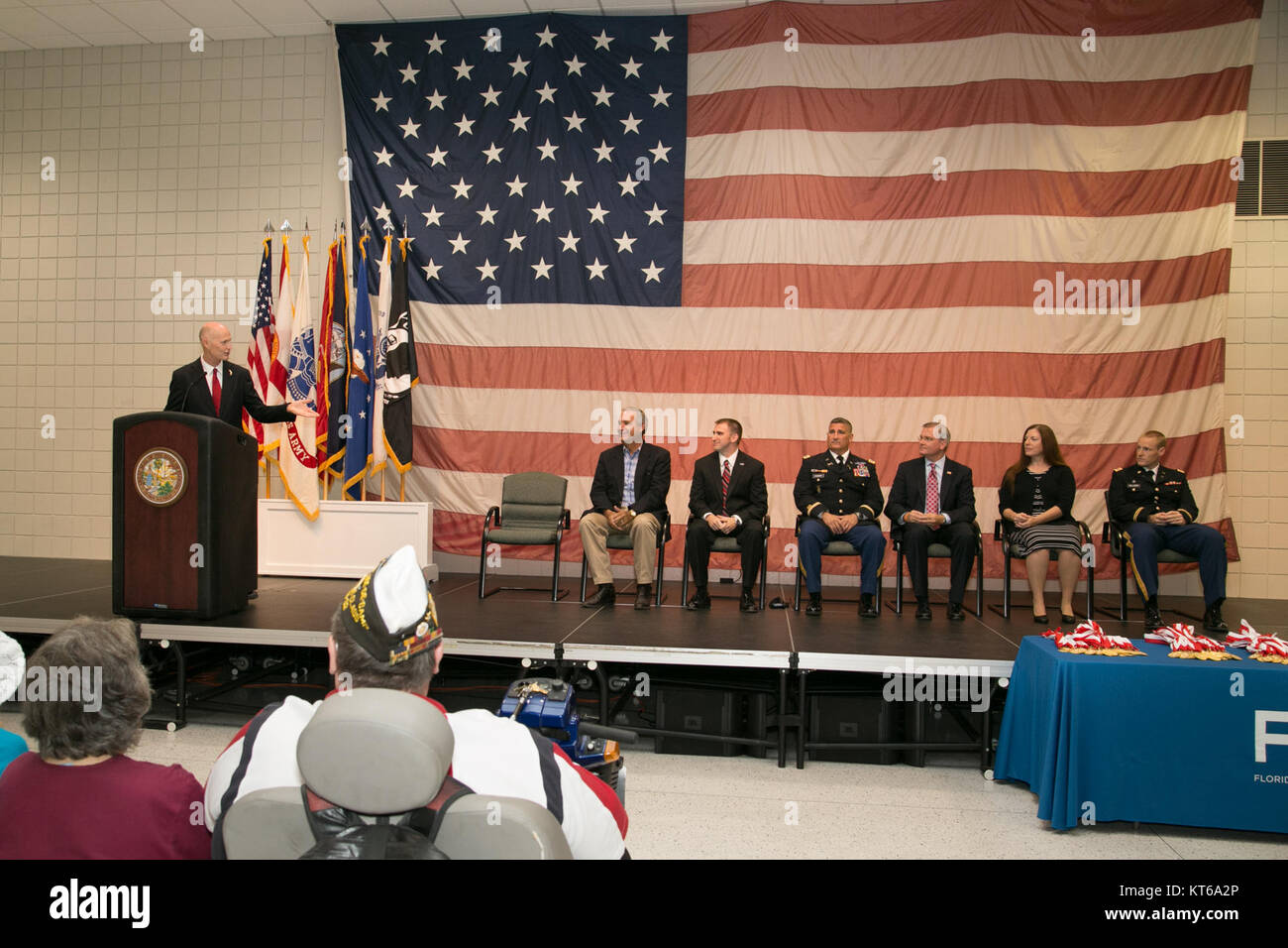This image depicts a Veterans Award Ceremony, an event recognizing the ...