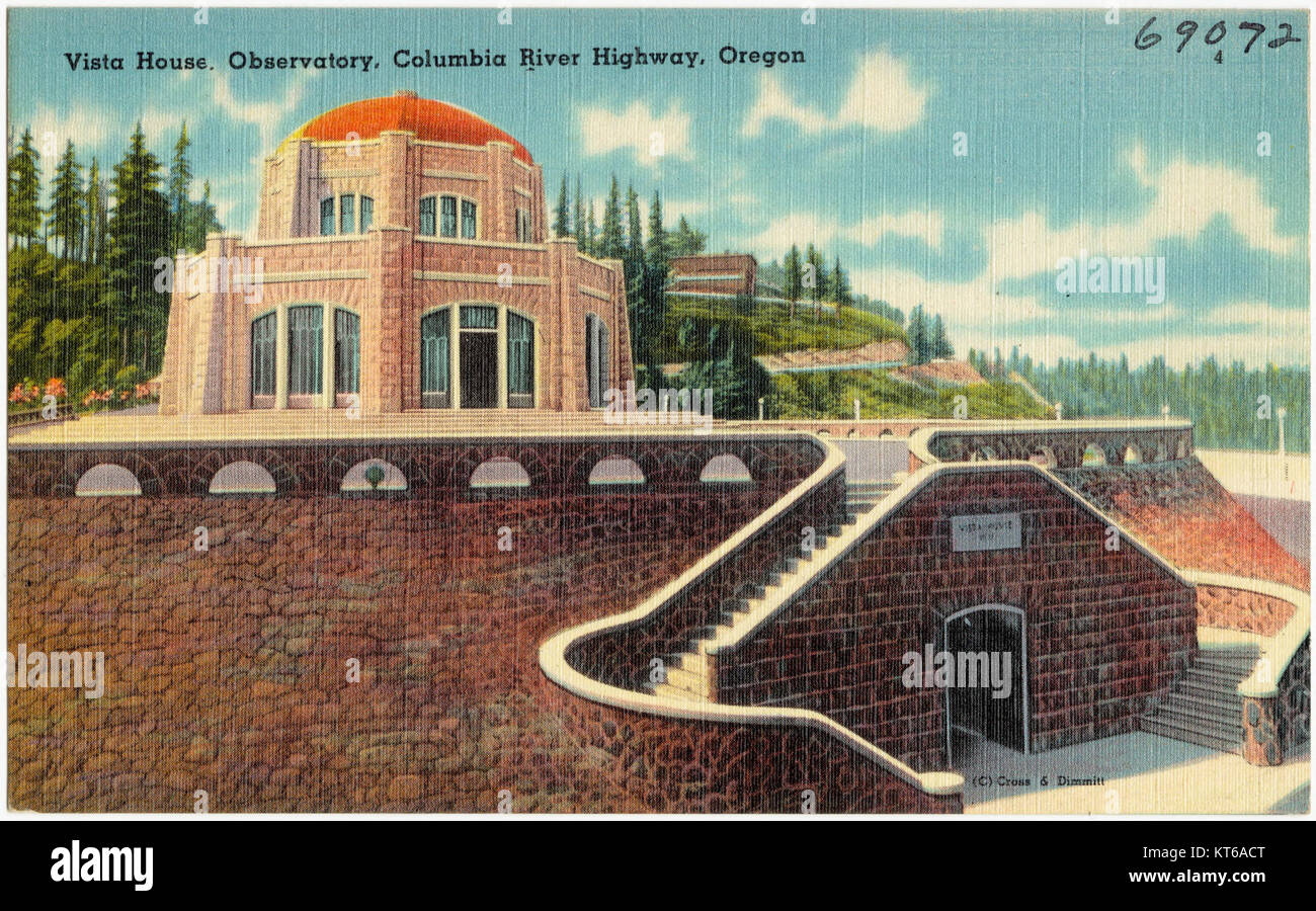 Vista House is a historic observatory located on the Columbia River ...