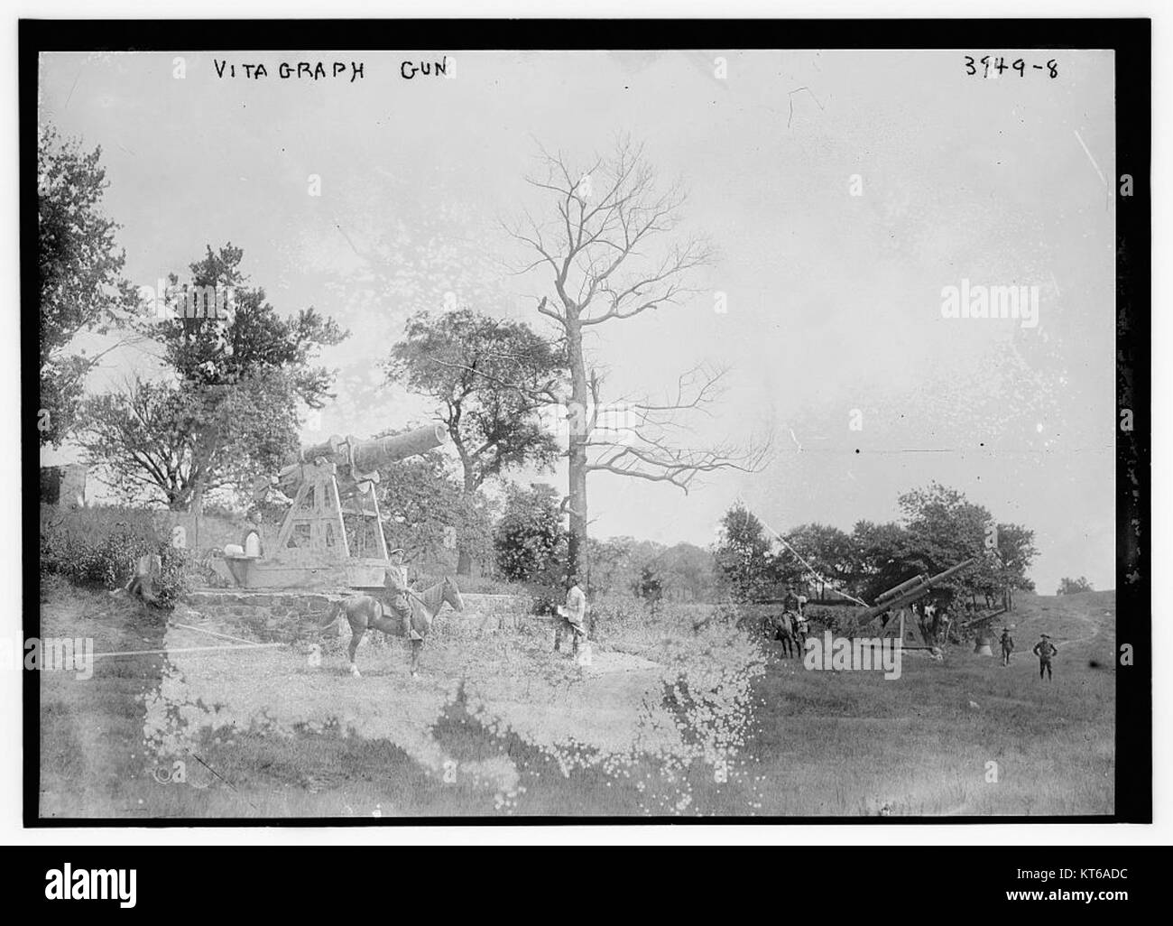 The Vitagraph gun, featured in a 2014 image, is a historical motion ...