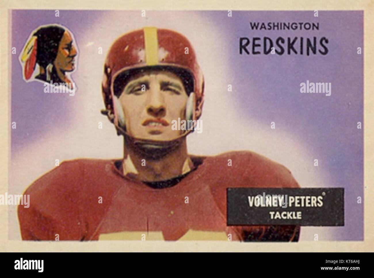 Volney Peters - 1955 Bowman Stock Photo - Alamy