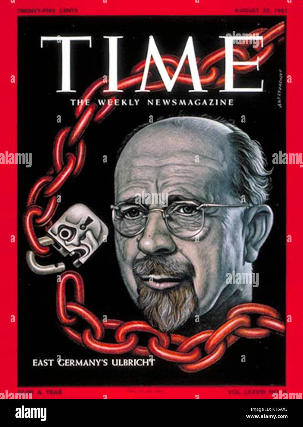 This image of Walter Ulbricht, taken in 1961, captures a key figure in ...