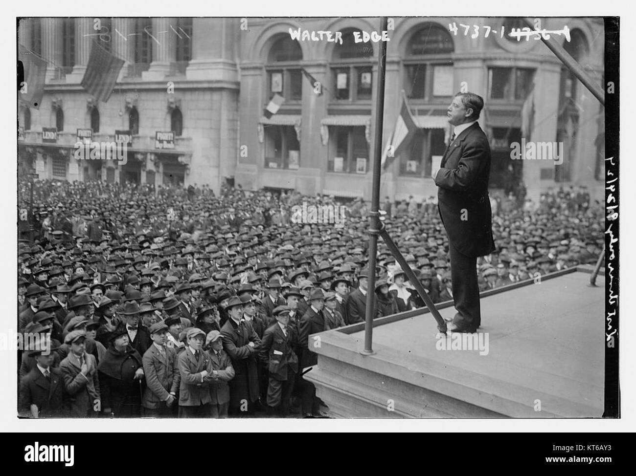 Photograph of Walter Edge, an individual captured in a candid moment ...