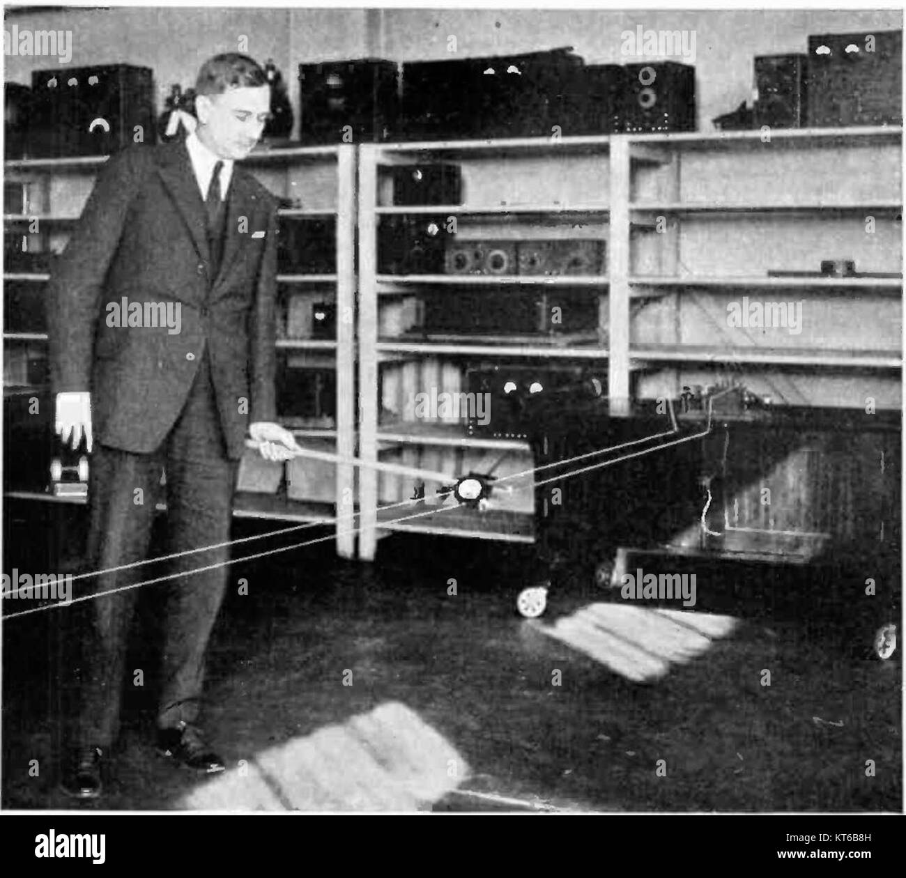 Wavelength measurement by Lecher line Stock Photo - Alamy