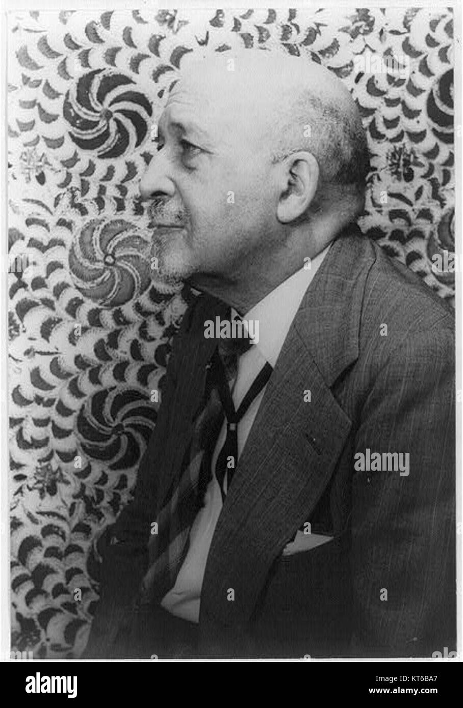 This image shows W.E.B. Du Bois, an influential African-American ...