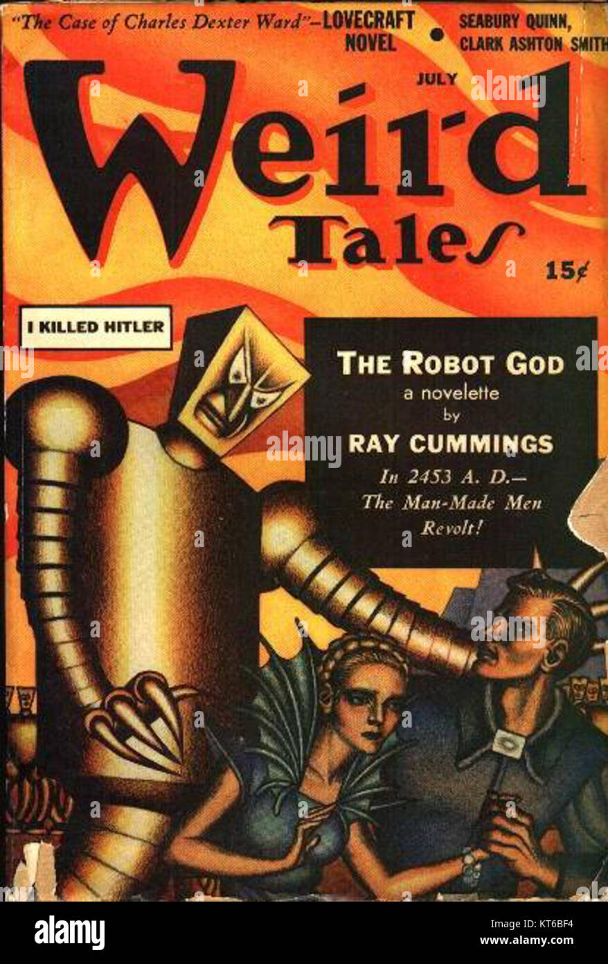 Weird Tales, a renowned pulp magazine, featured various science fiction ...