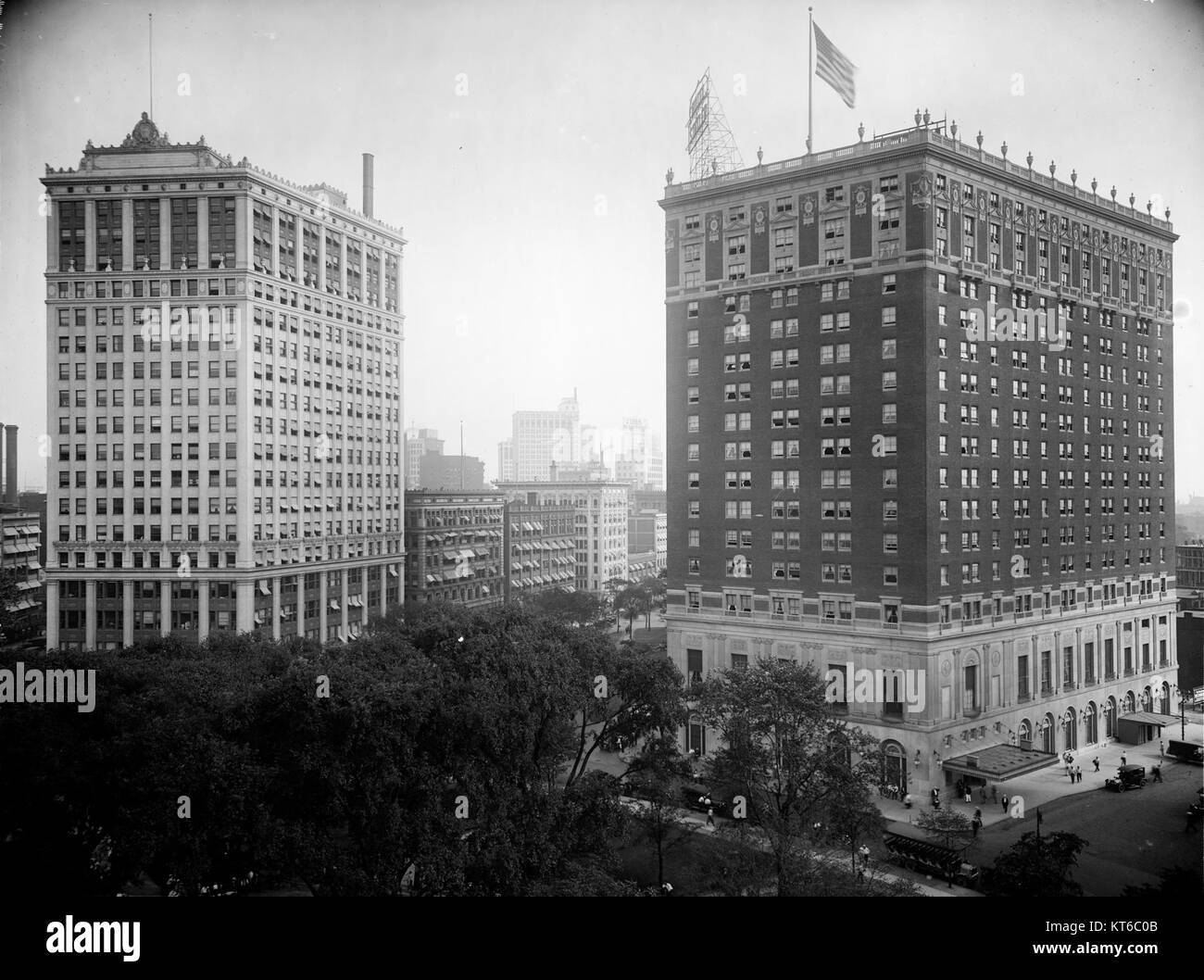 A photograph or archival image related to the Whitney-Statler building ...