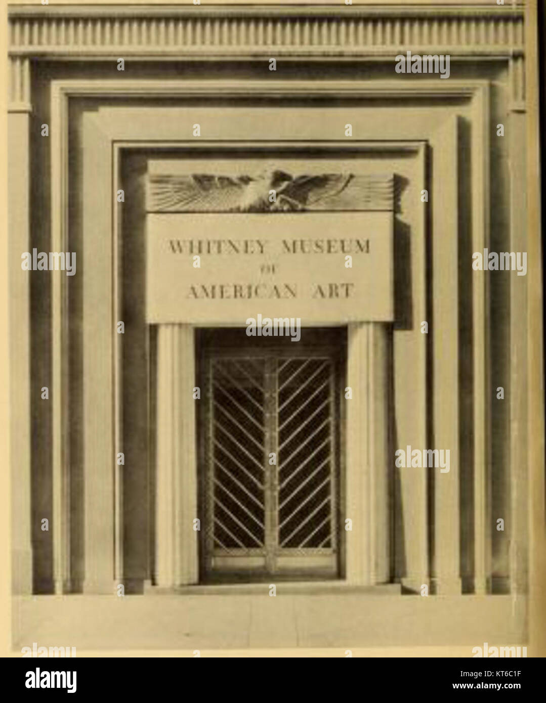 The original door from the Whitney Museum of American Art, an iconic ...