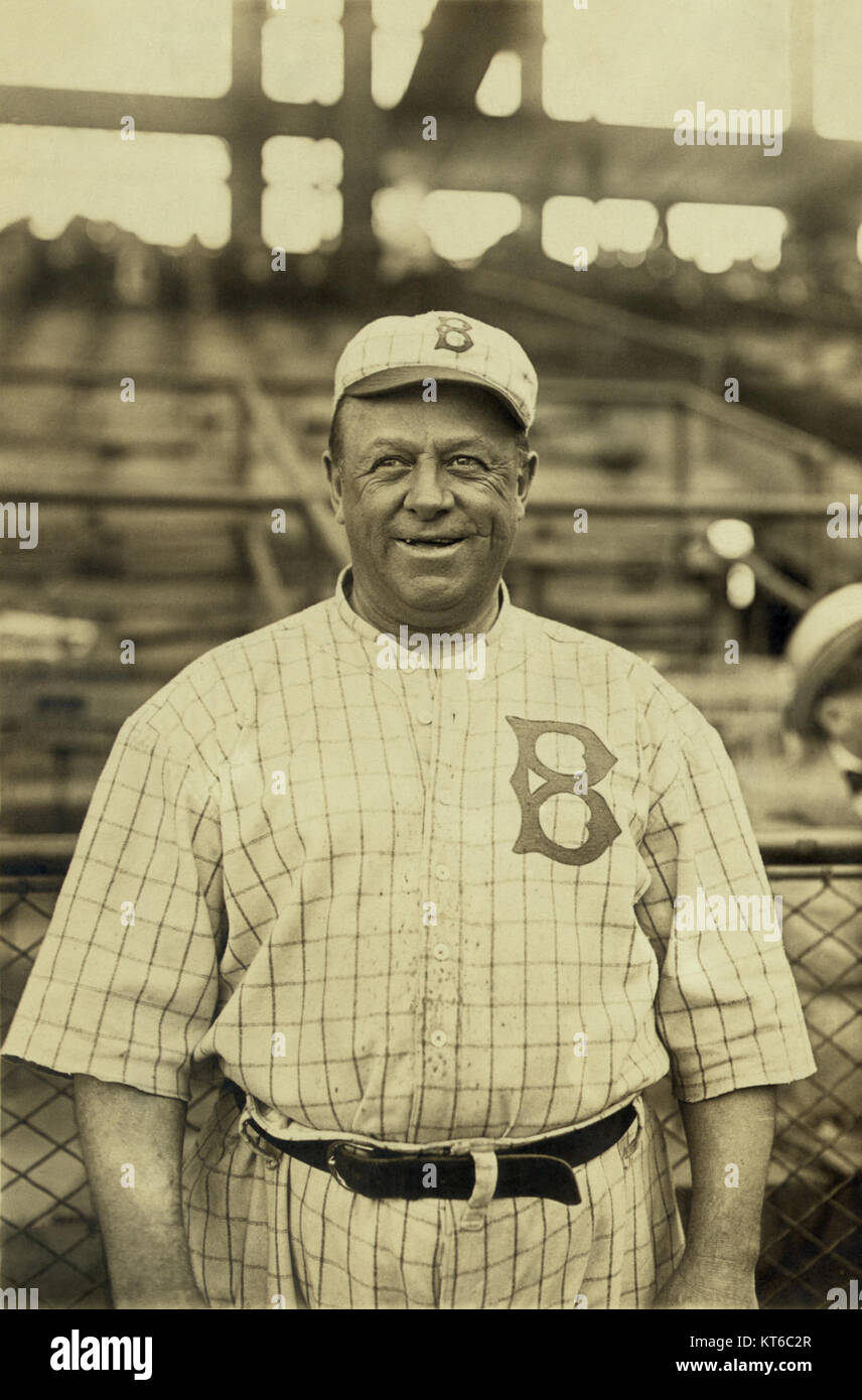 Wilbert Robinson, an American baseball catcher and manager active in ...