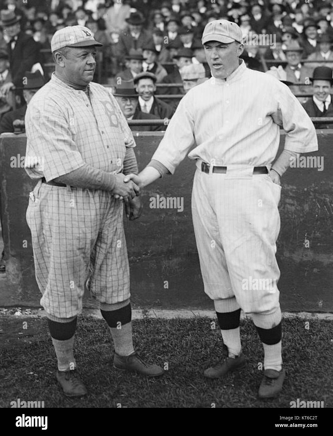 Wilbert Robinson and Bill Carrigan Stock Photo - Alamy