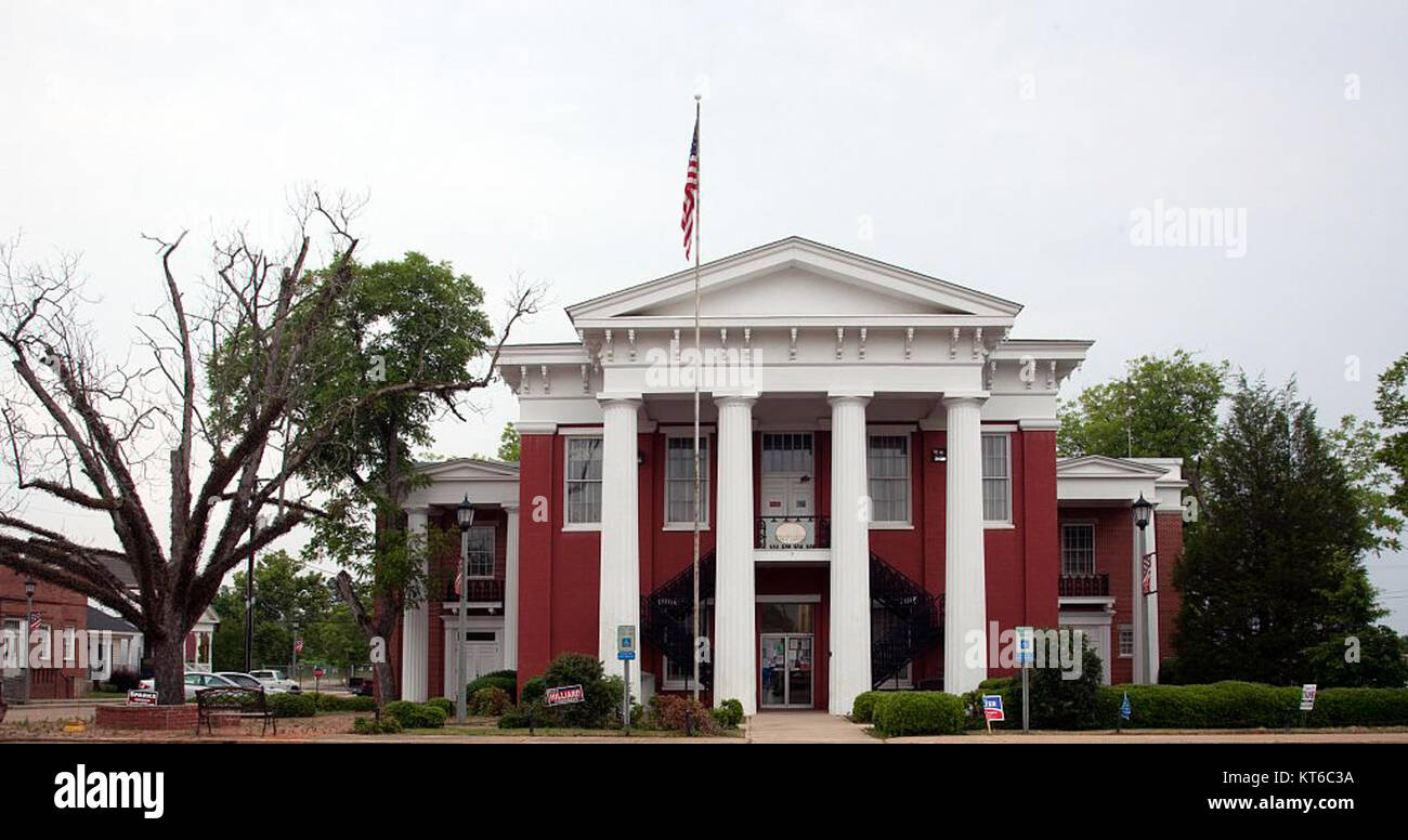 The Wilcox County Courthouse, documented as 001, stands as a ...