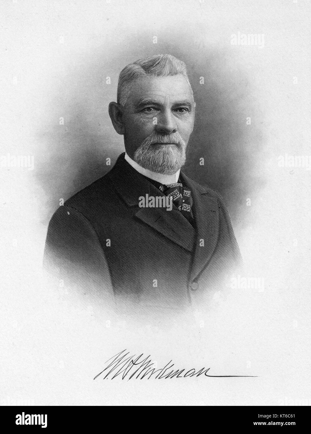 Portrait of William Henry Workman, a figure notable for his ...