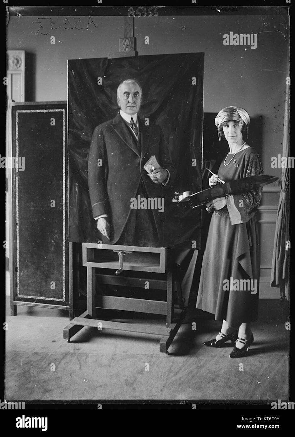 This portrait features Williams with Harding, capturing an important ...