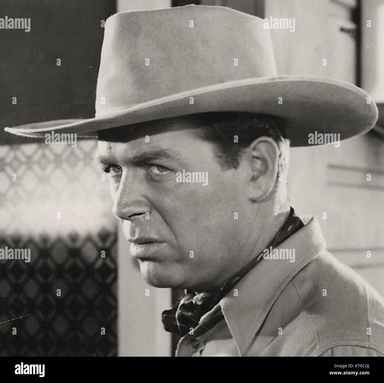 William Haade stars in the film 'Heart of the Golden West,' a western film that takes place ...