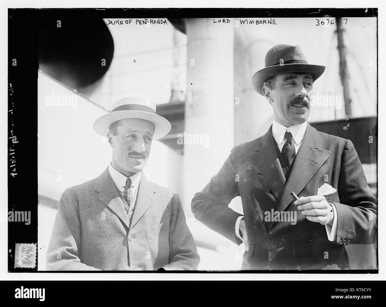 A historical image from Wimborne, showing a significant site or scene ...
