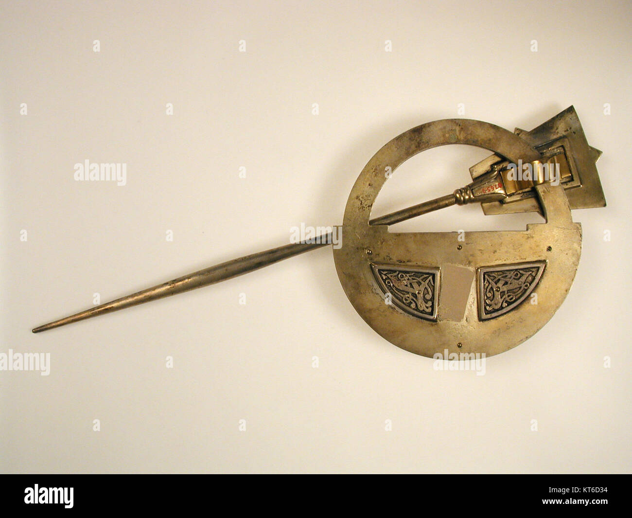 The Ardagh Brooch, a 9th-century piece of Irish craftsmanship, is ...