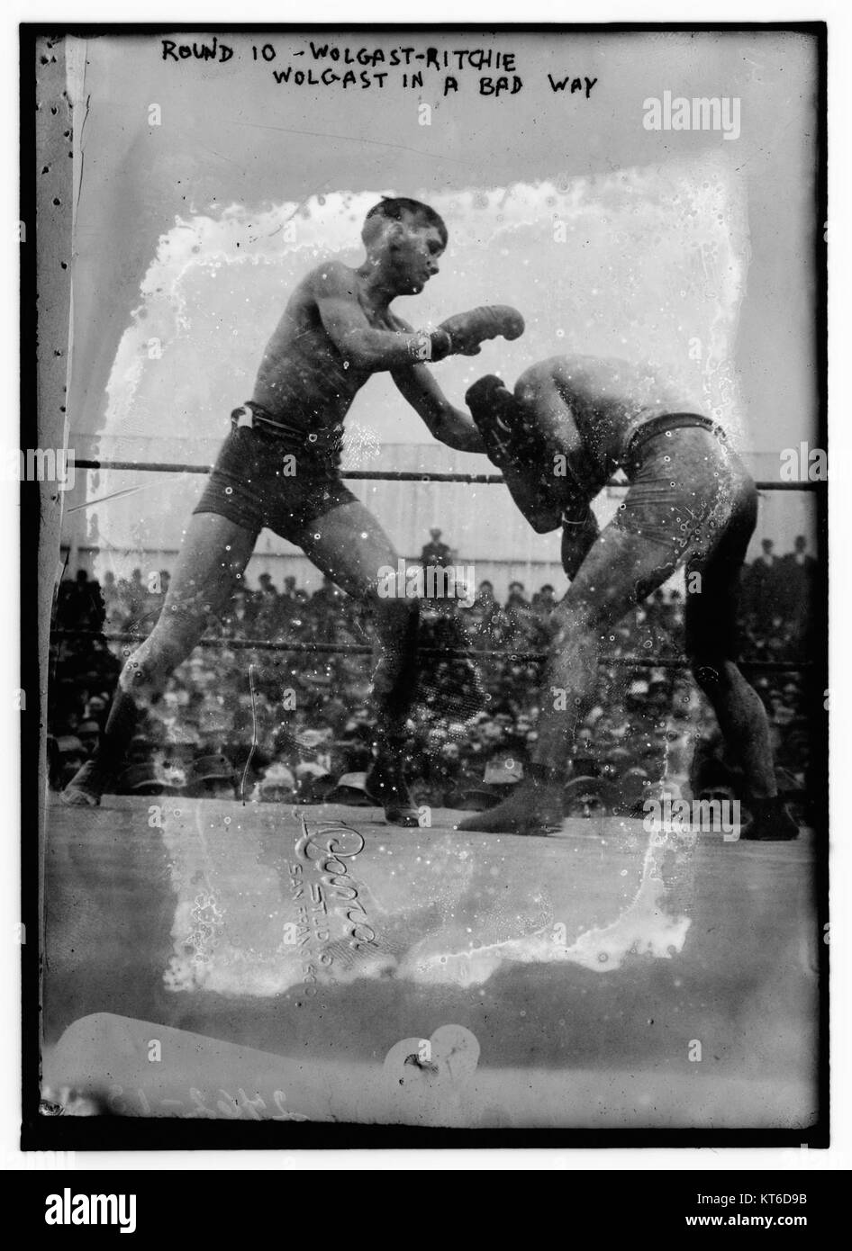 The Wolgast vs. Ritchie title fight in 1912 was a significant event in ...