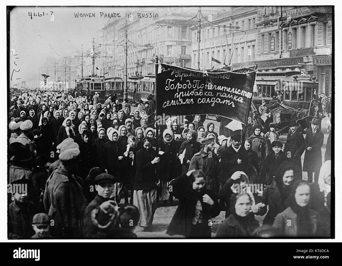 A parade of women in Russia, featuring a large gathering. The image ...