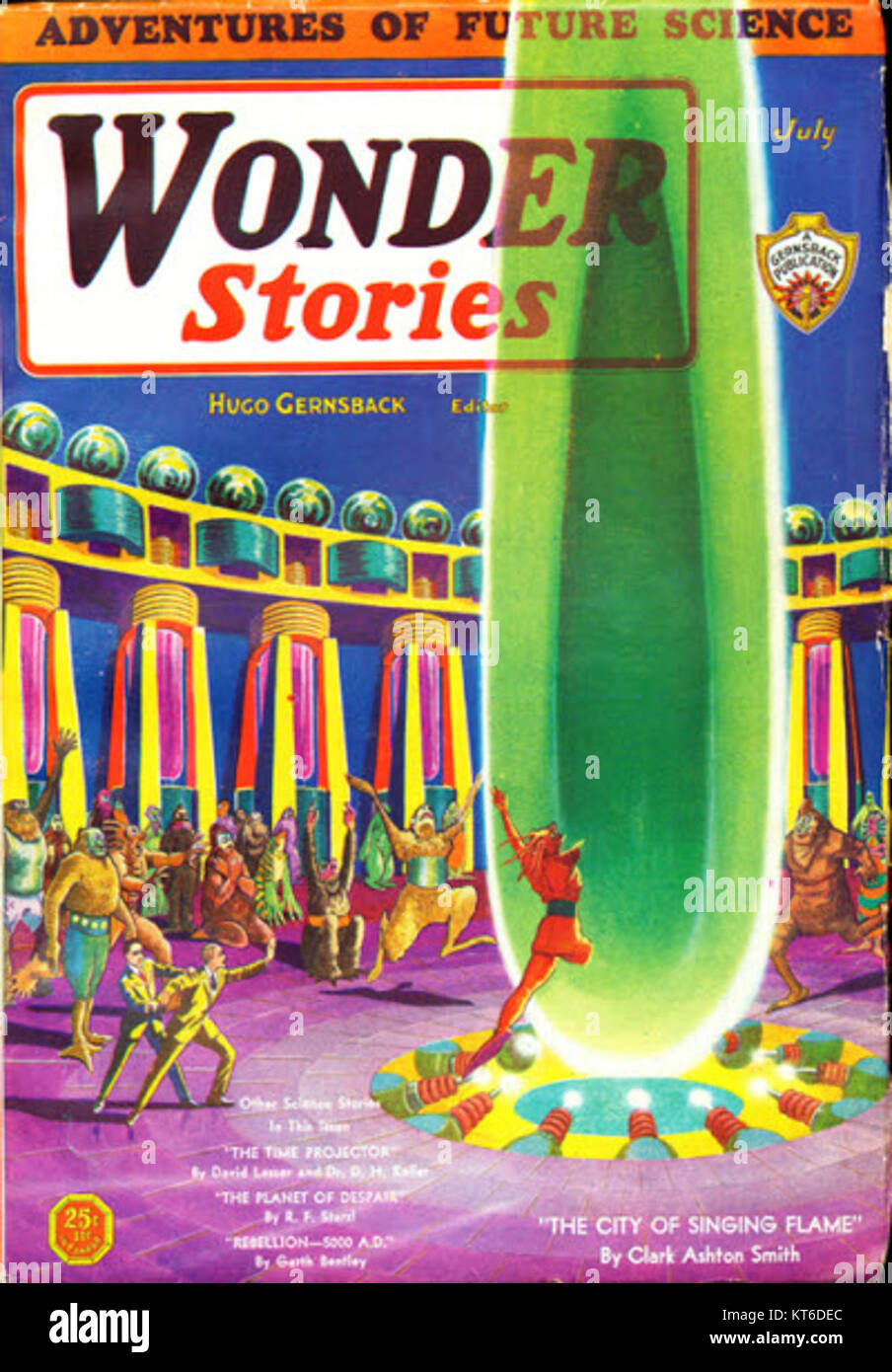 'Wonder Stories,' a 1931 publication, contains a collection of science ...