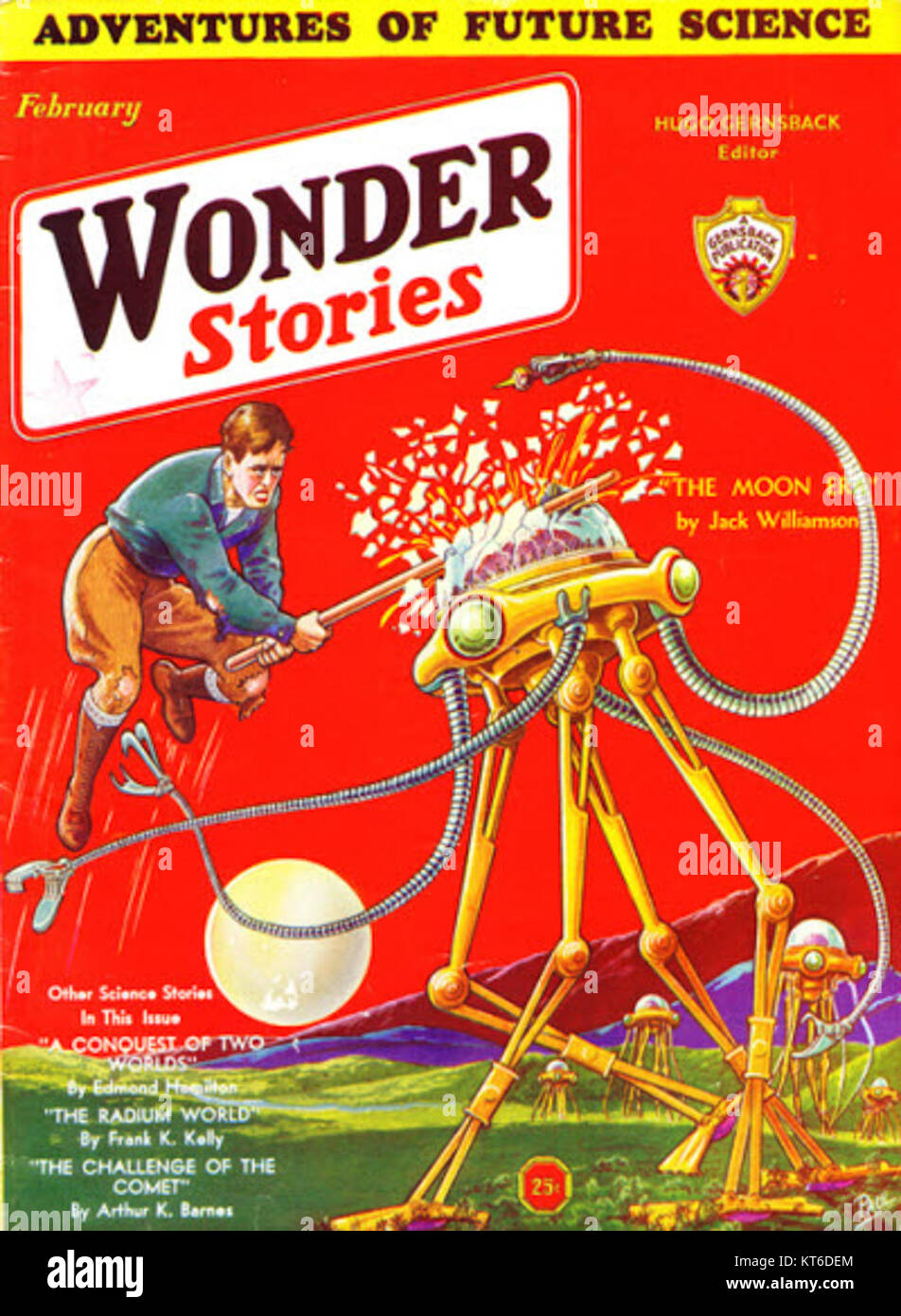 Wonder Stories, published in 1932, was a popular science fiction ...