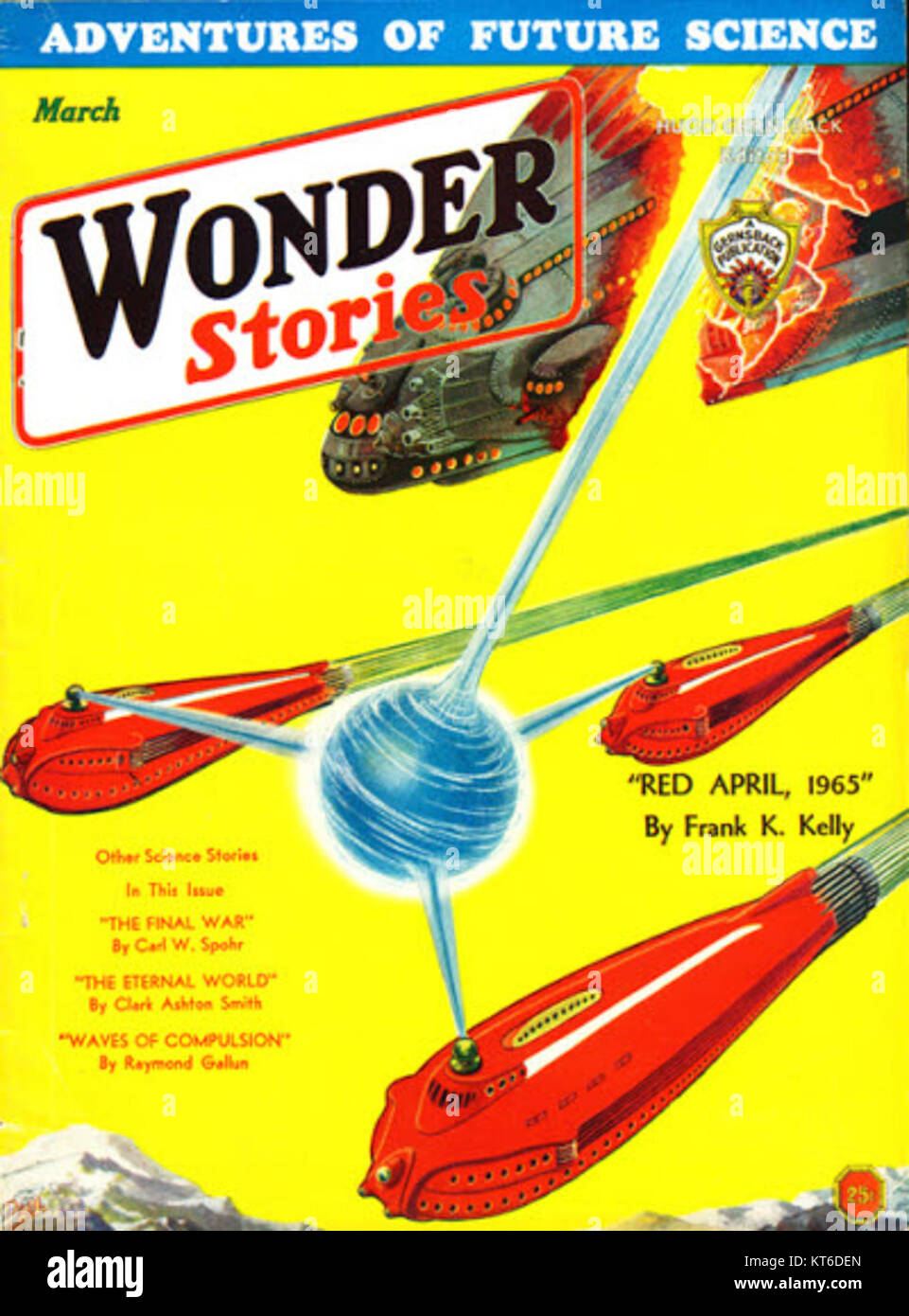 *Wonder Stories* was a popular science fiction magazine published in ...