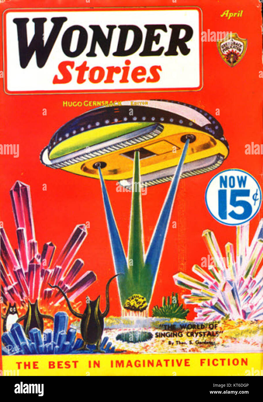 'Wonder Stories,' a publication from 1936, is a key example of early ...