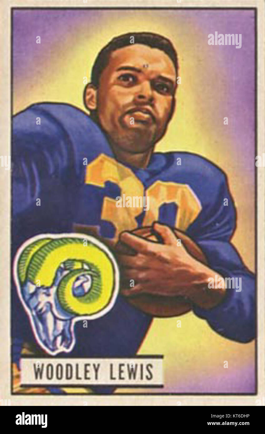 Woodley Lewis was a prominent baseball player featured in the 1951 ...