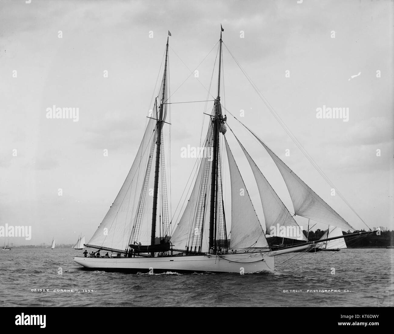 The Yacht Coronet, built in 1885, is a historic sailing yacht ...