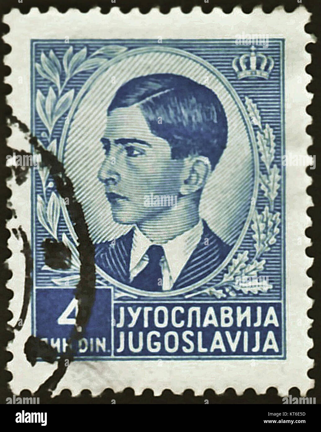 Yugoslavia 1939 MiNr0399 postage stamp, part of a historical collection ...