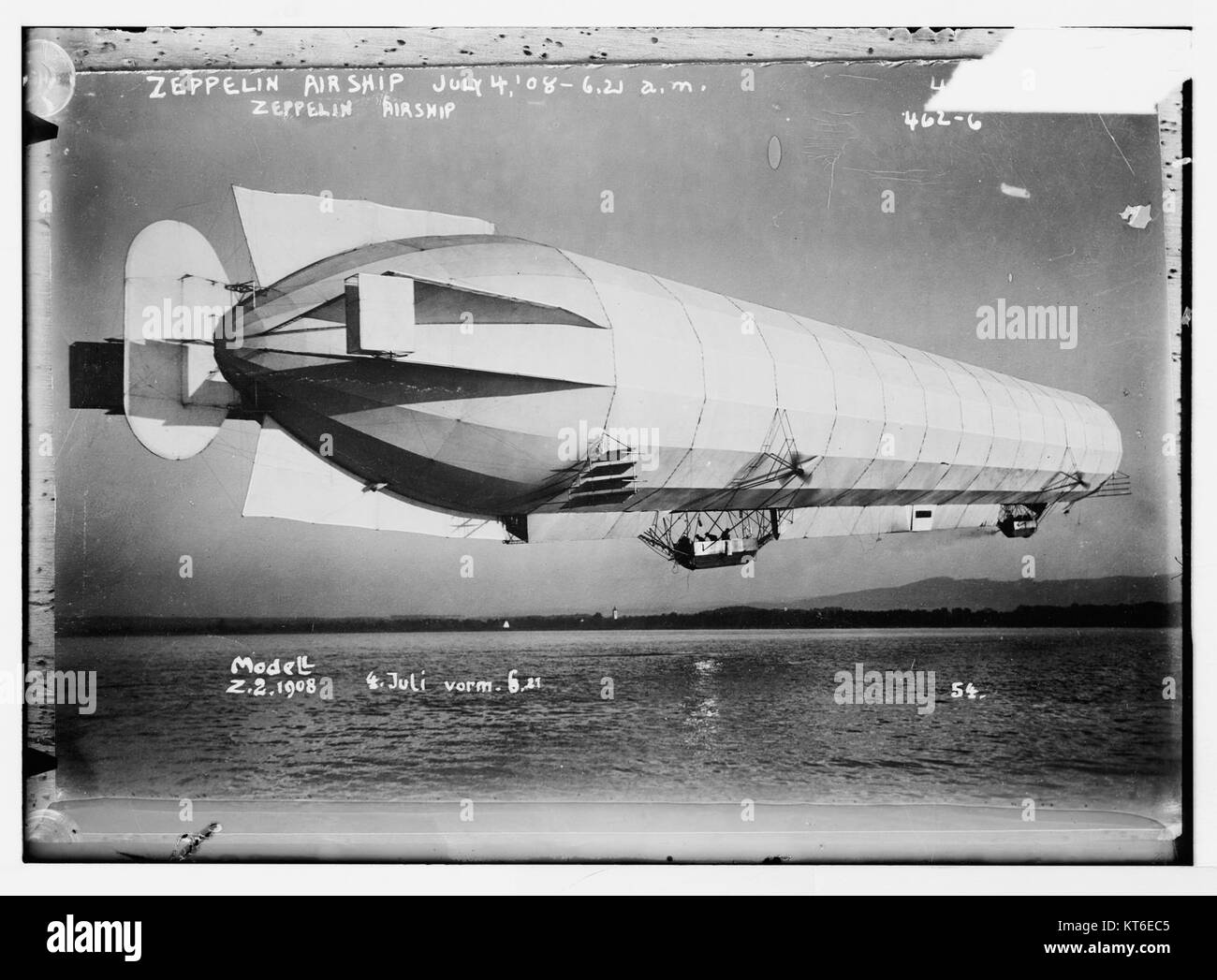 The Zeppelin Z2, an early 20th-century rigid airship, is notable for ...