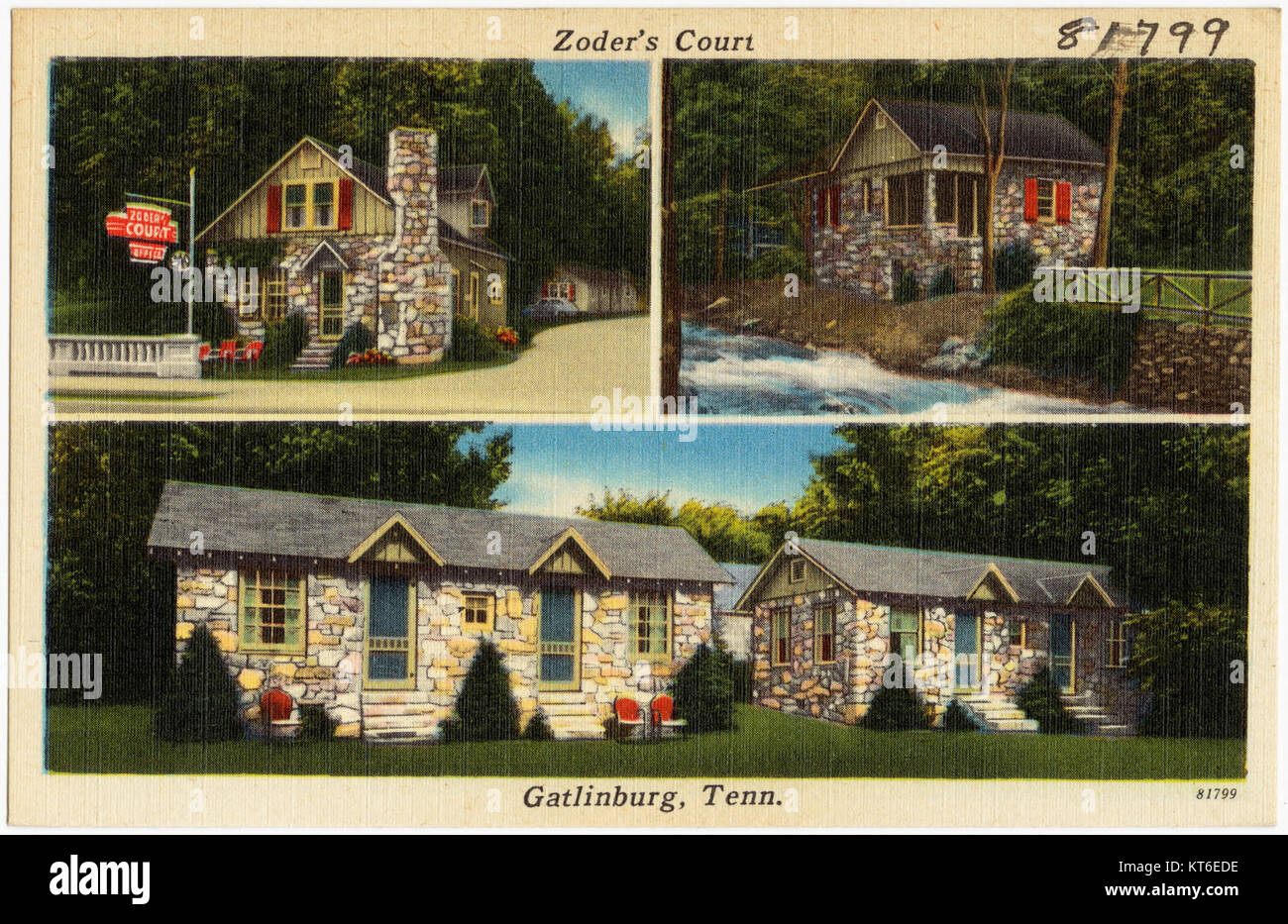 Zoder's Court, Gatlinburg, Tenn (81799 Stock Photo - Alamy