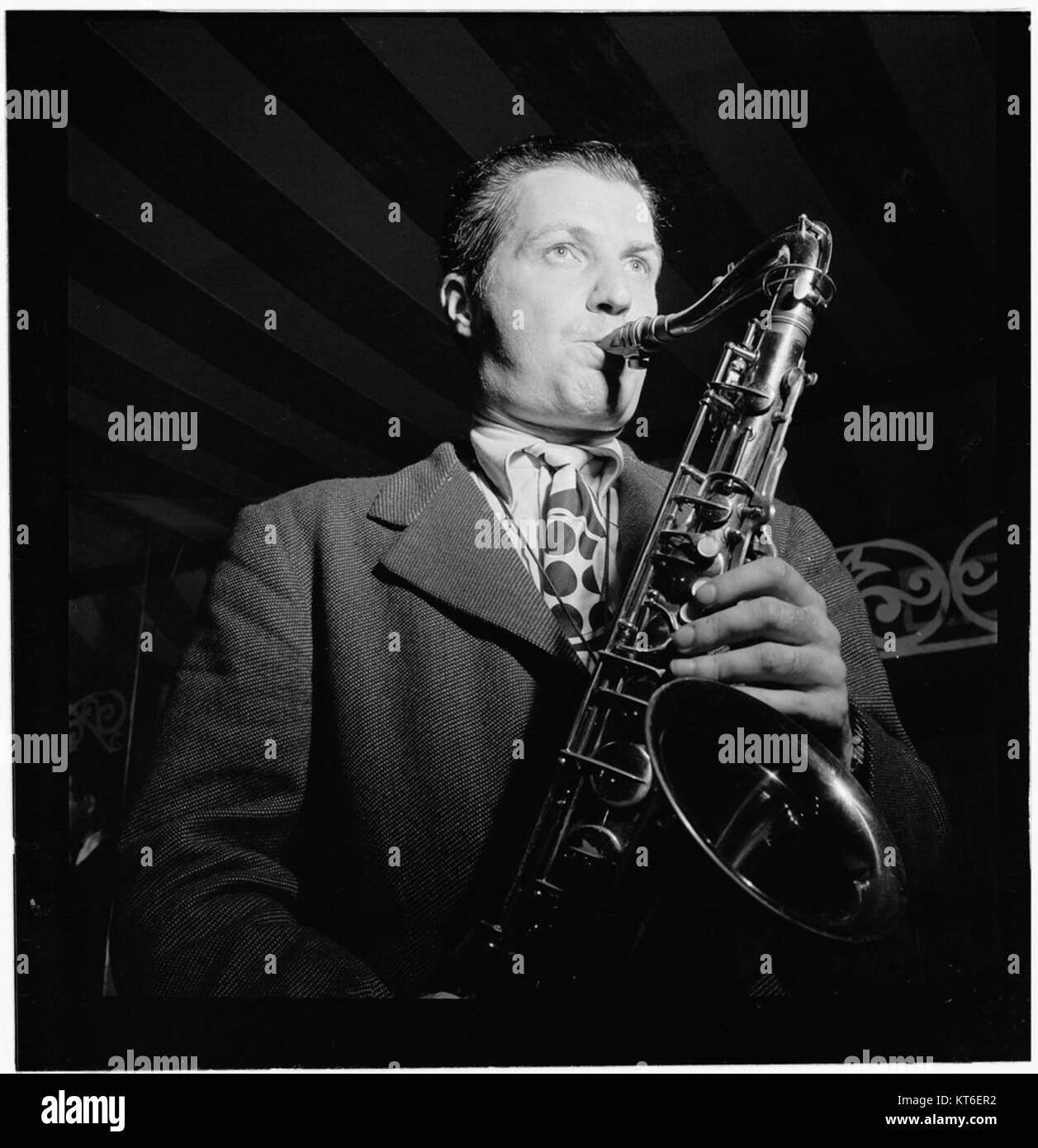This portrait of Charlie Barnet, captured during a 1946 broadcast at ...