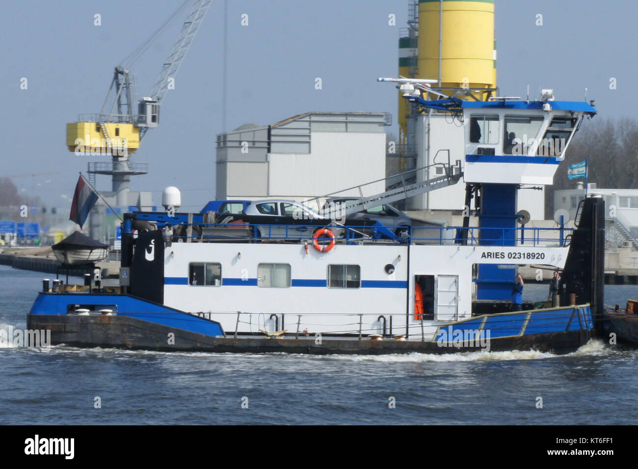 This image depicts the ship 'Aries' identified by ENI number 02318920 ...