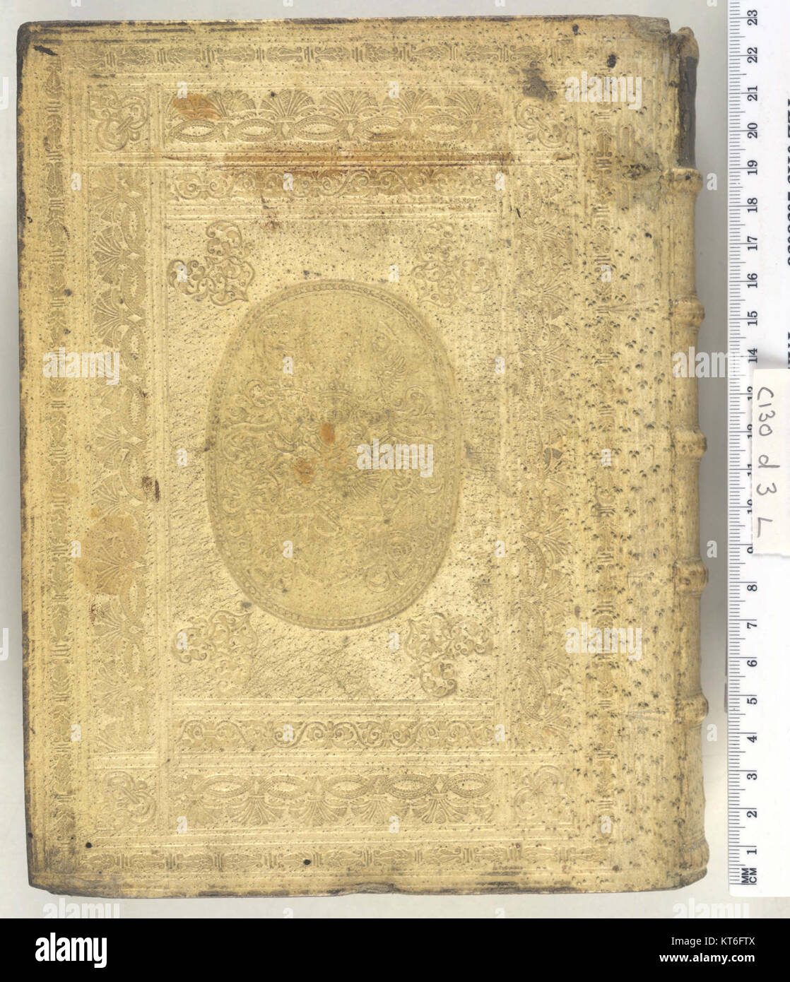 The lower cover of 'Organon' by Aristotle, one of the most important ...
