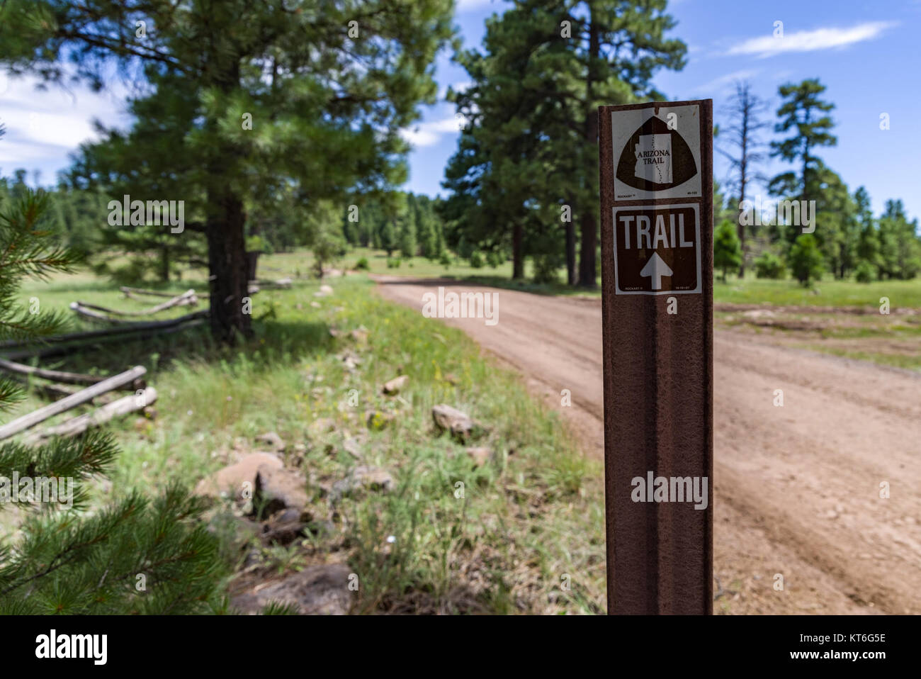 The Arizona Trail at Anderson Mesa is part of the Arizona Trail System ...