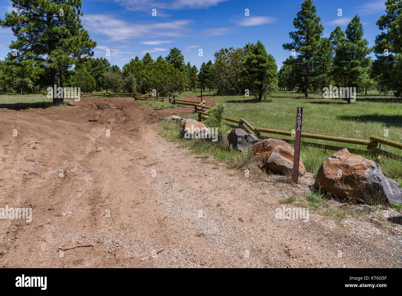 Arizona Trail on Anderson Mesa is part of a long-distance hiking trail ...