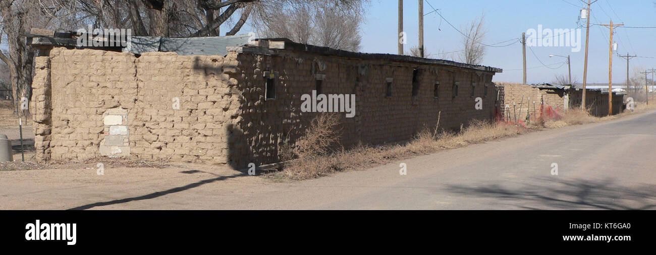 Historic adobe style buildings hi-res stock photography and images - Alamy