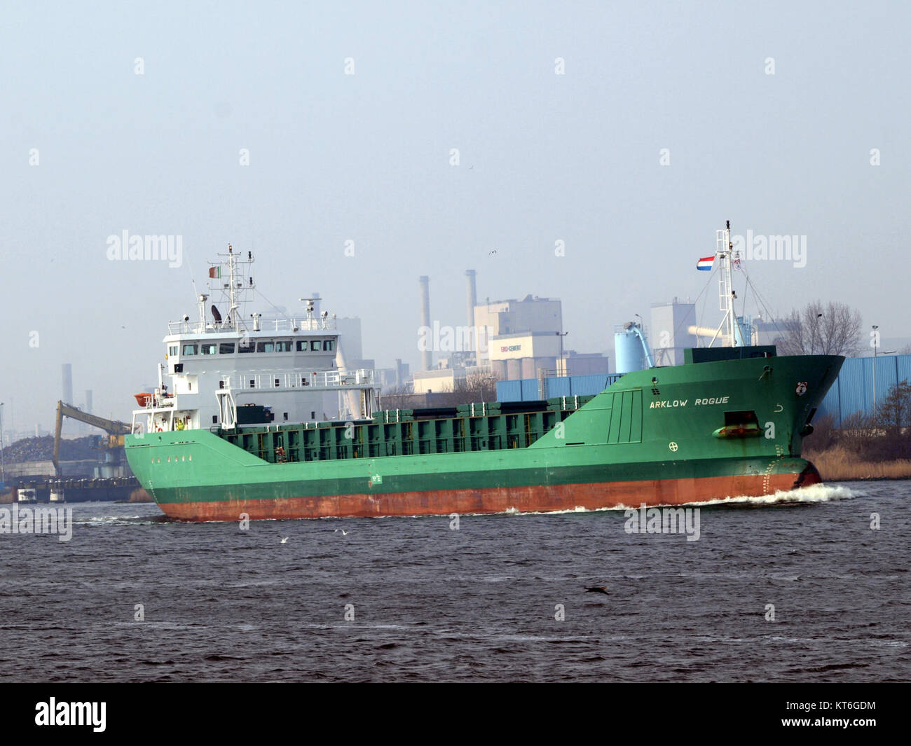 The *Arklow Rogue* is a cargo ship registered under IMO 9344526 ...