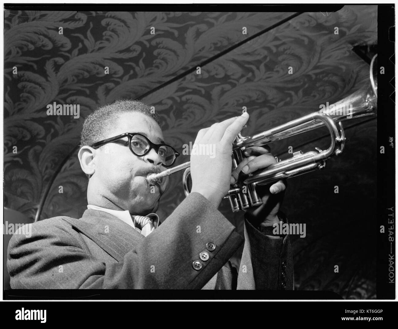 This portrait of Dizzy Gillespie, one of the most influential jazz ...