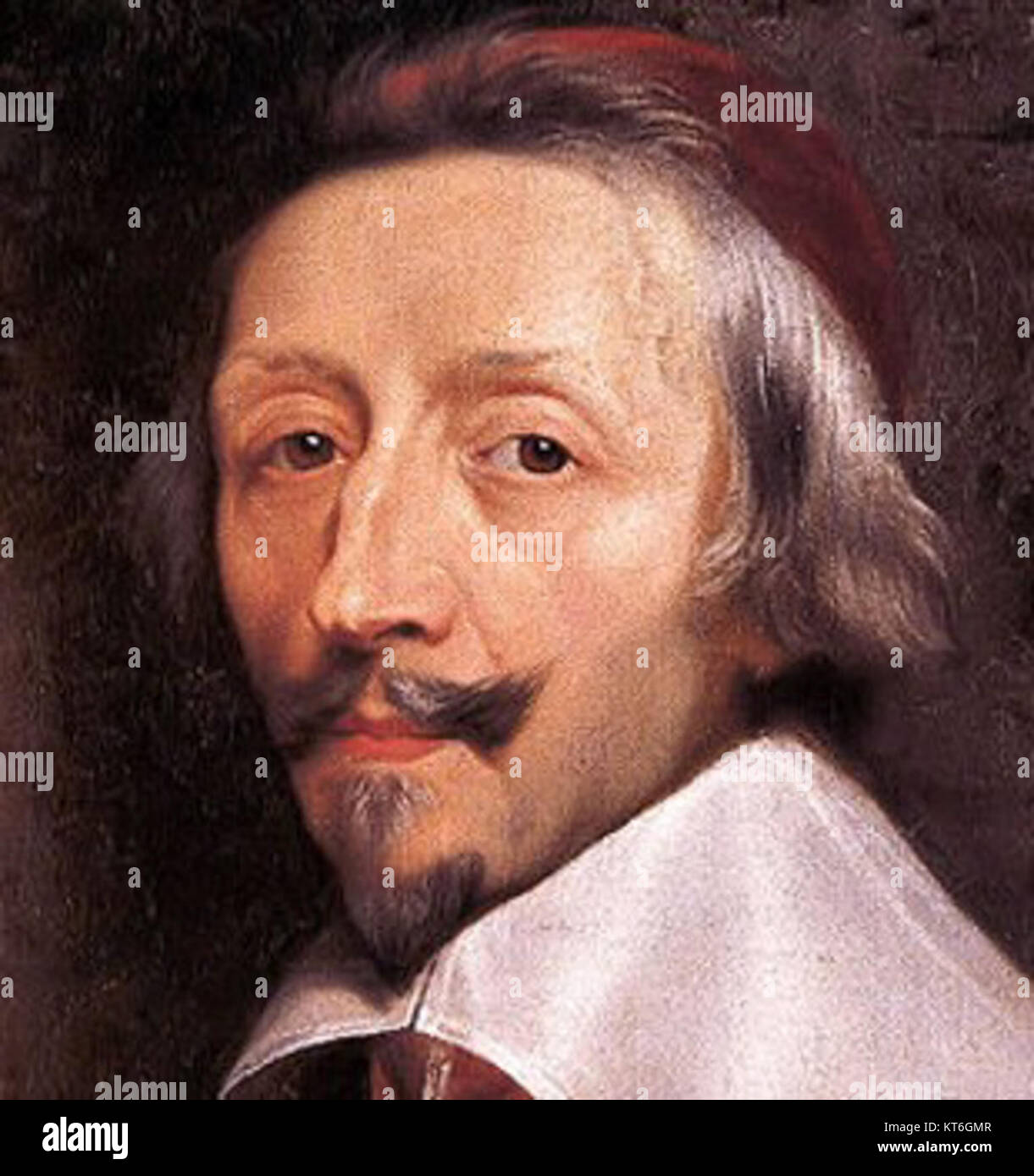 A detailed portrayal of Armand de Richelieu, a key historical figure in ...