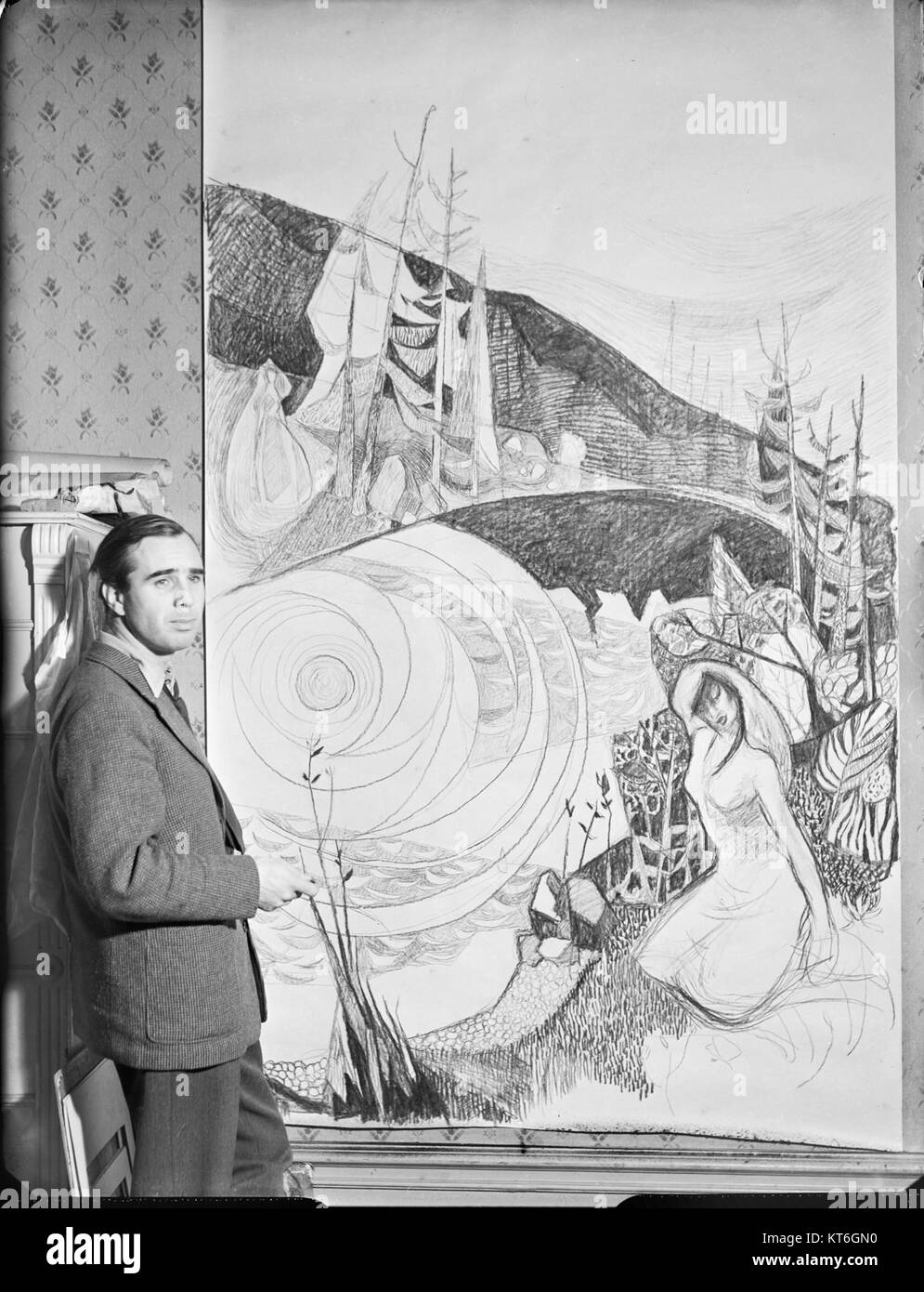 The image shows a work by Armand Rossander, an artist renowned for his ...